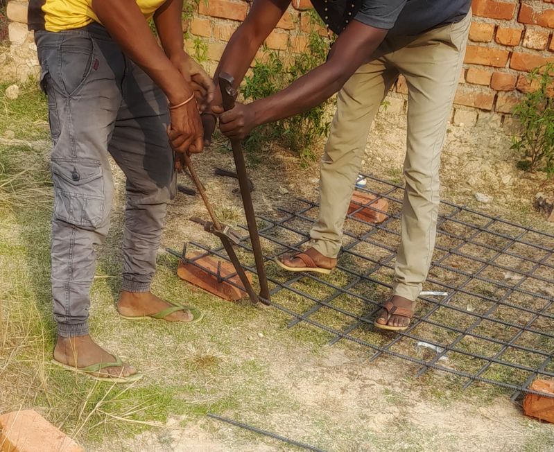 How to Install RCC column footing of Buildin-12 steps Site